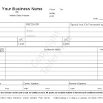 Consignment Note A5 Size-001