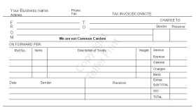 Consignment Notes DL 003