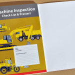 Machinery Pre-Start Checklist Book A4 (Pre-printed)