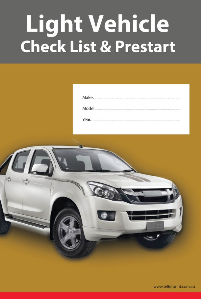 Tipper Prestart Safety Check A4 (Pre-printed)