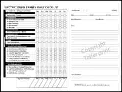 Chemical Application Spray Log Book A4 (Pre-printed)