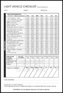 Skid-Steer Pre-Start Checklist Book A5 (Pre-printed)