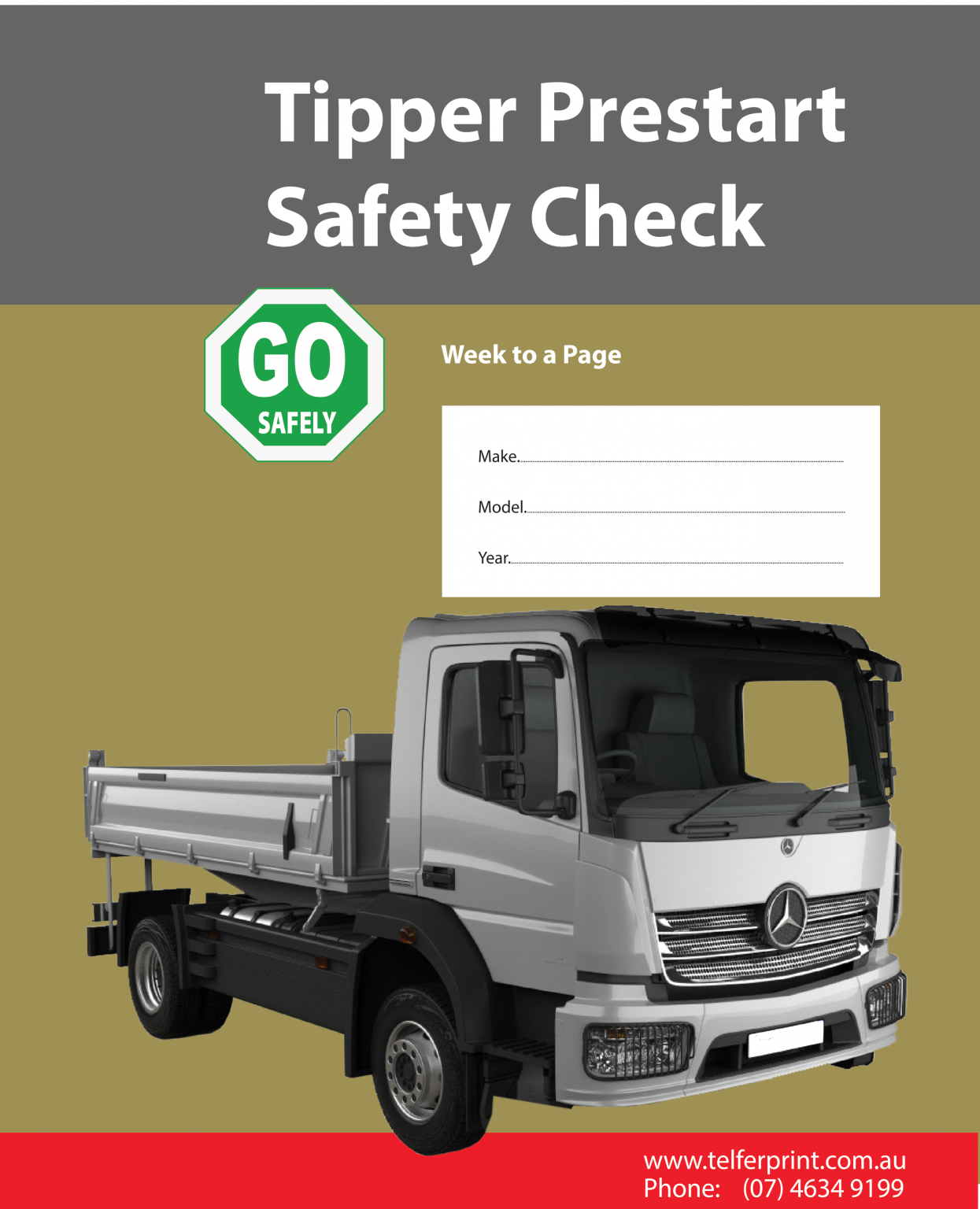 Chemical Application Spray Log Book A4 (Pre-printed)