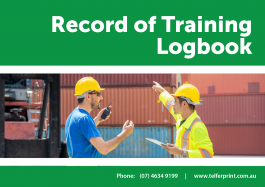 Chemical Application Spray Log Book A4 (Pre-printed)